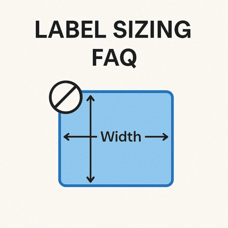 Label Dimensions & Tooling | Labeling Basics | Whitlam Group